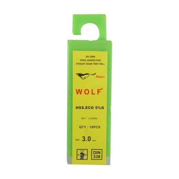 مته کبالت 5% ولف سایز 6 مدل WOLF C338RN - وی ابزار